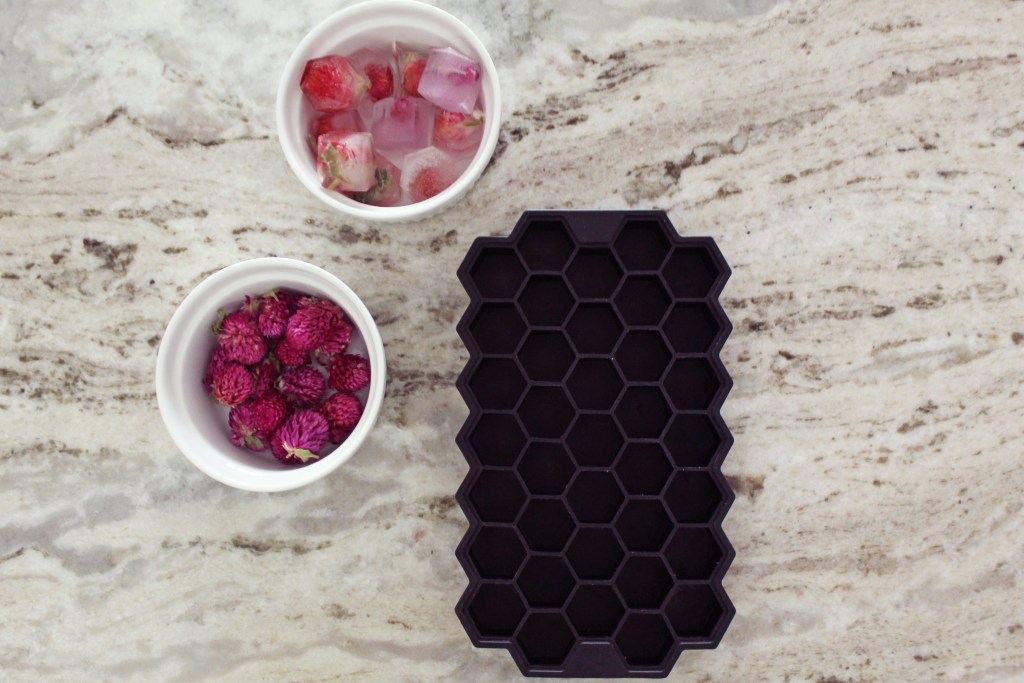 How to Make Perfect Edible Floral Ice Cubes - Mrs Profresh